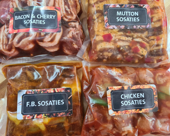 Cocktail sosatie variety pack – Vleish